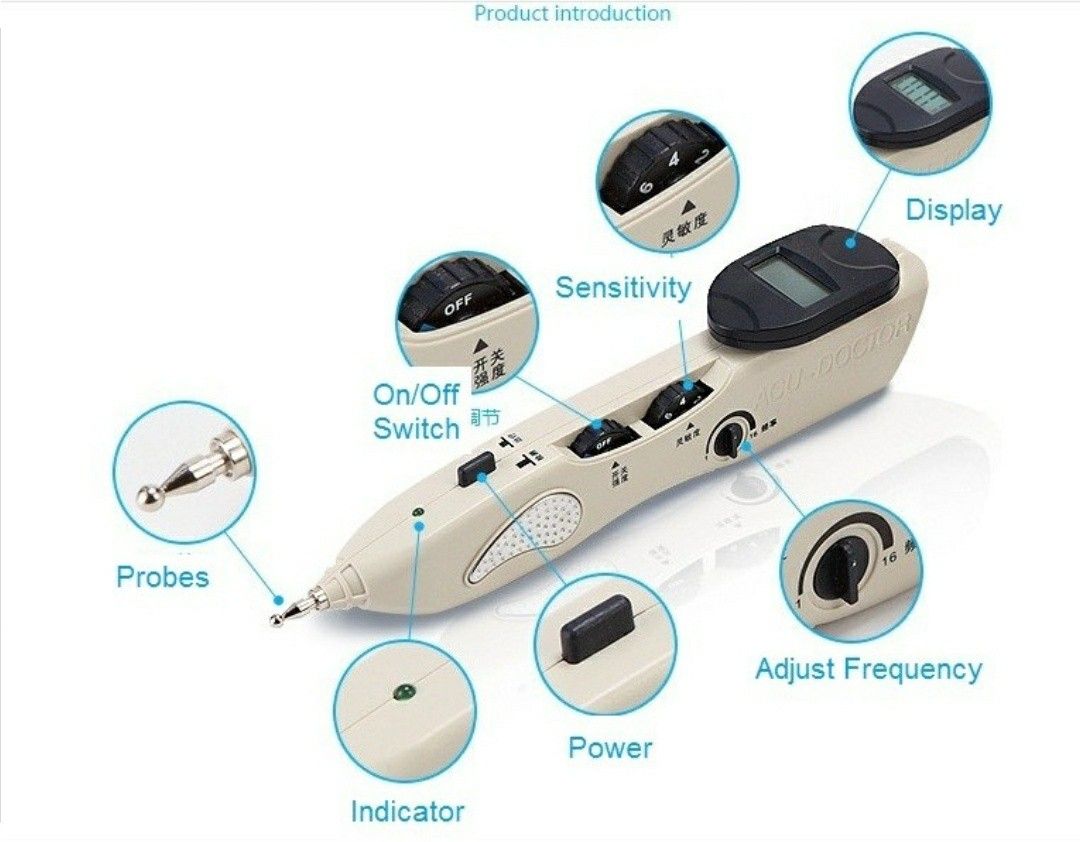 Leawell Acupuncture Pen Electronic Acupuncture Pen Meridian Energy Pen ...