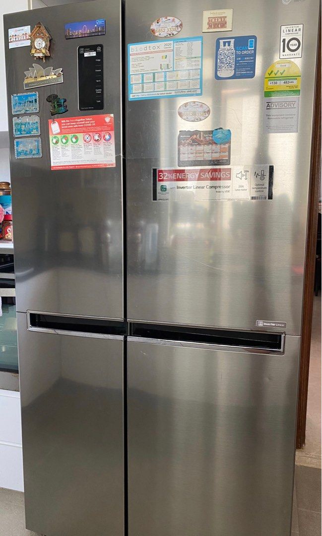 LG Inverter Linear - 2 door fridge , TV & Home Appliances, Kitchen ...