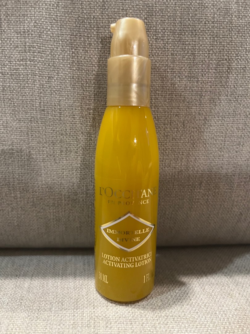 L’occitane Immortelle Divine Activating Lotion 30ml, Beauty & Personal ...