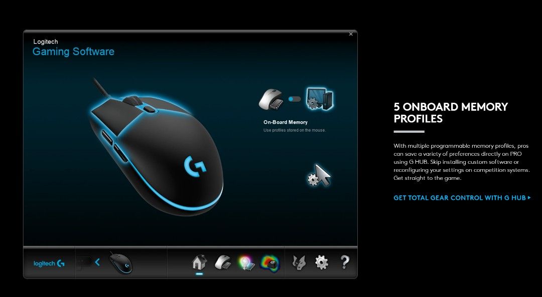 Logitech G PRO Wired Gaming Mouse, HERO 25K Sensor, 16,000 DPI, RGB ...