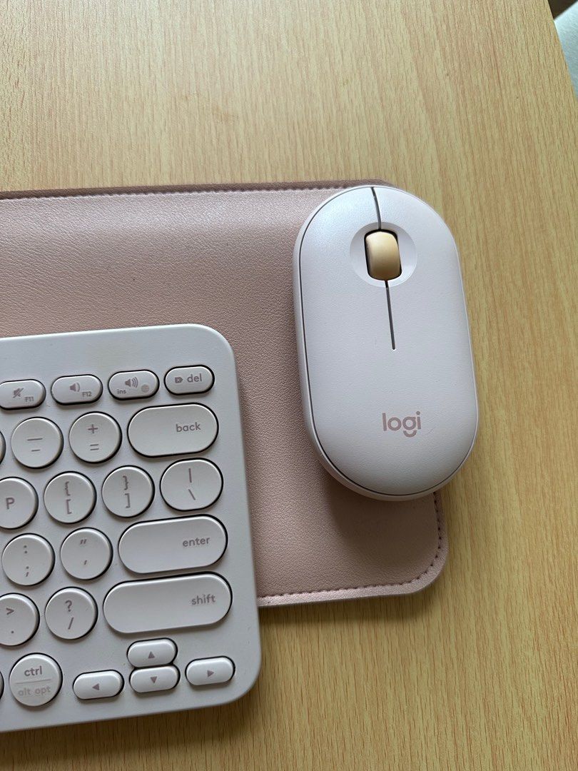 Logitech K380 and Logitech M350 Pebble Wireless Keyboard and Mouse ...