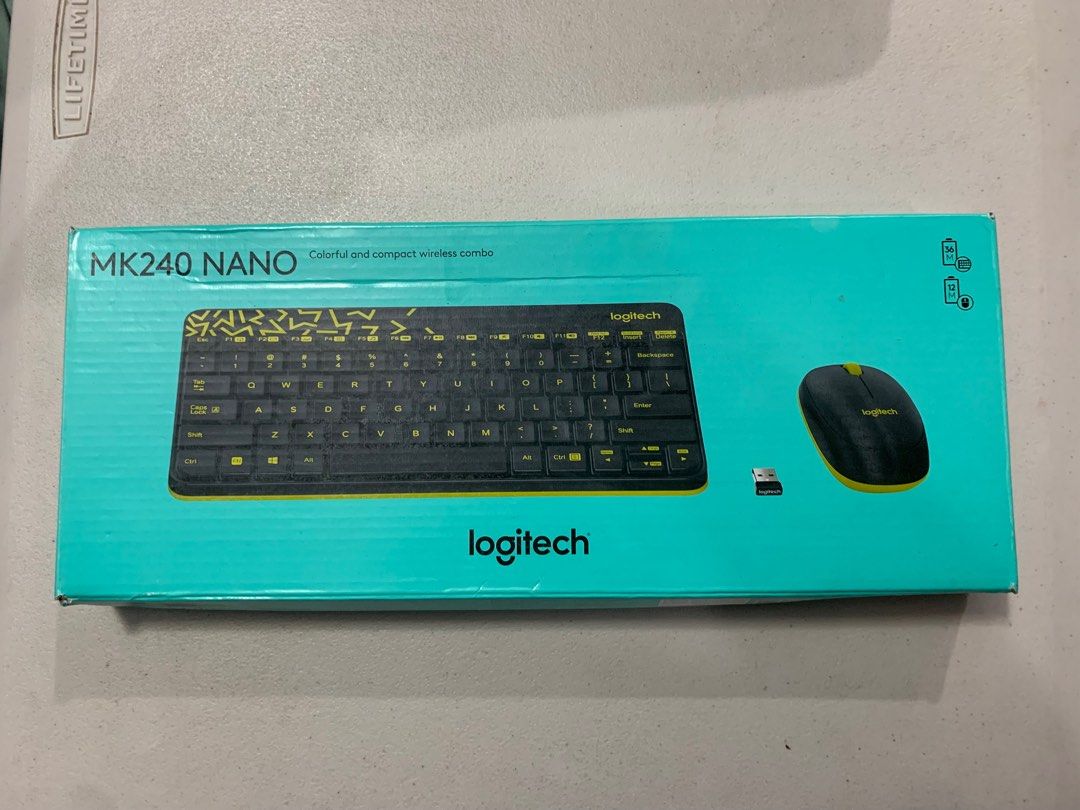 Logitech MK240 Nano Keyboard and Mouse Set on Carousell