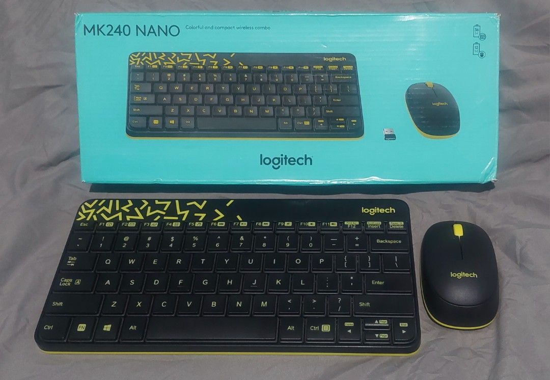 Logitech Mk240 Nano Wireless Keyboard And Mouse Combo Computers And Tech