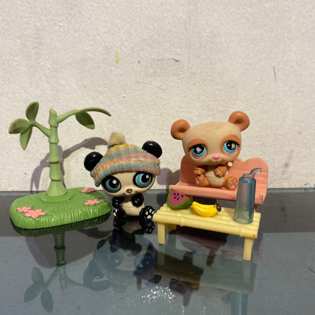 LPS panda bear set, Hobbies & Toys, Toys & Games on Carousell