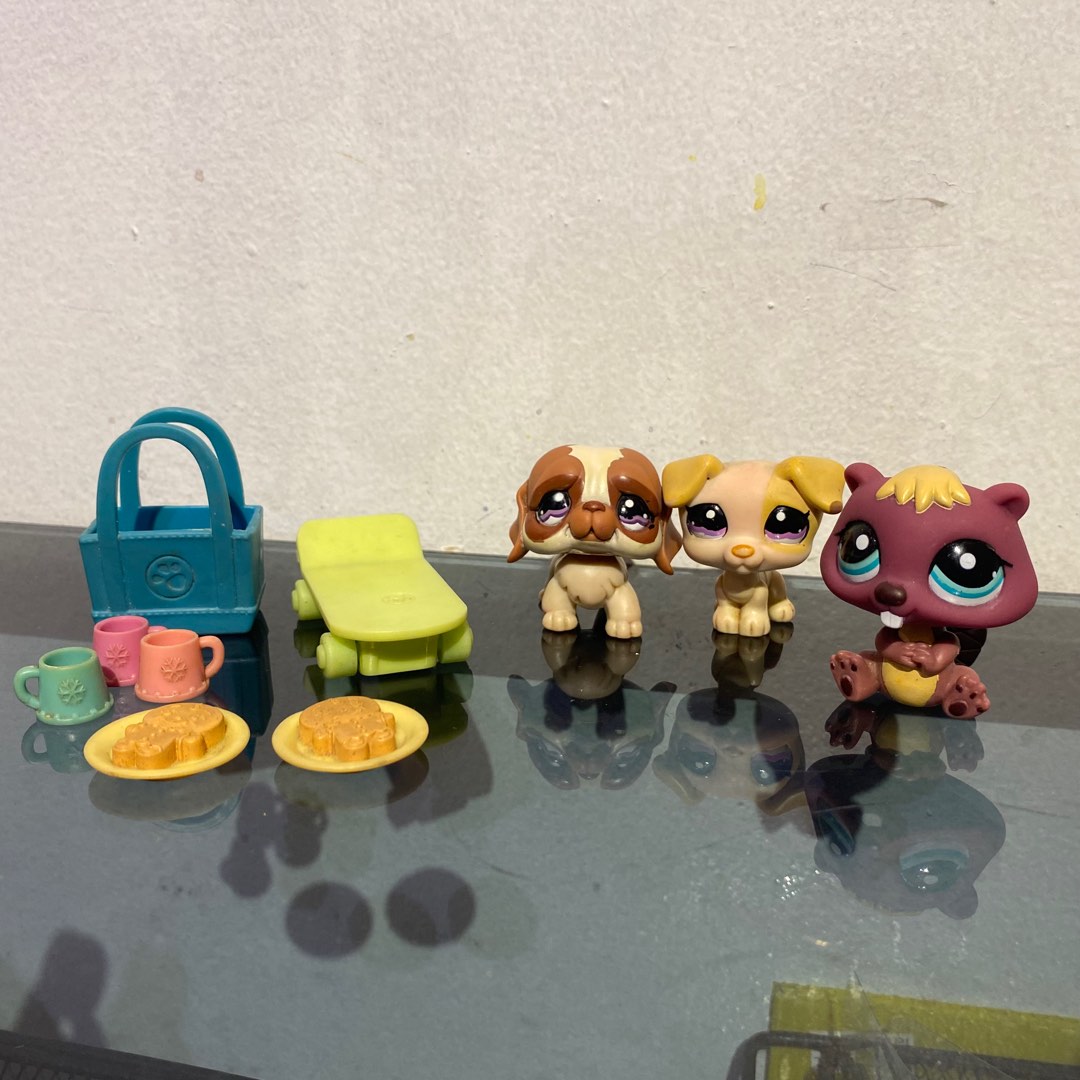 LPS st. bernard, jack russell, beaver on Carousell