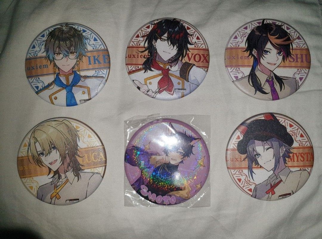 Luxiem nijisanji vtubers shxtou/shoto/ike/ vox/ mysta/ shu/ luca badges ...