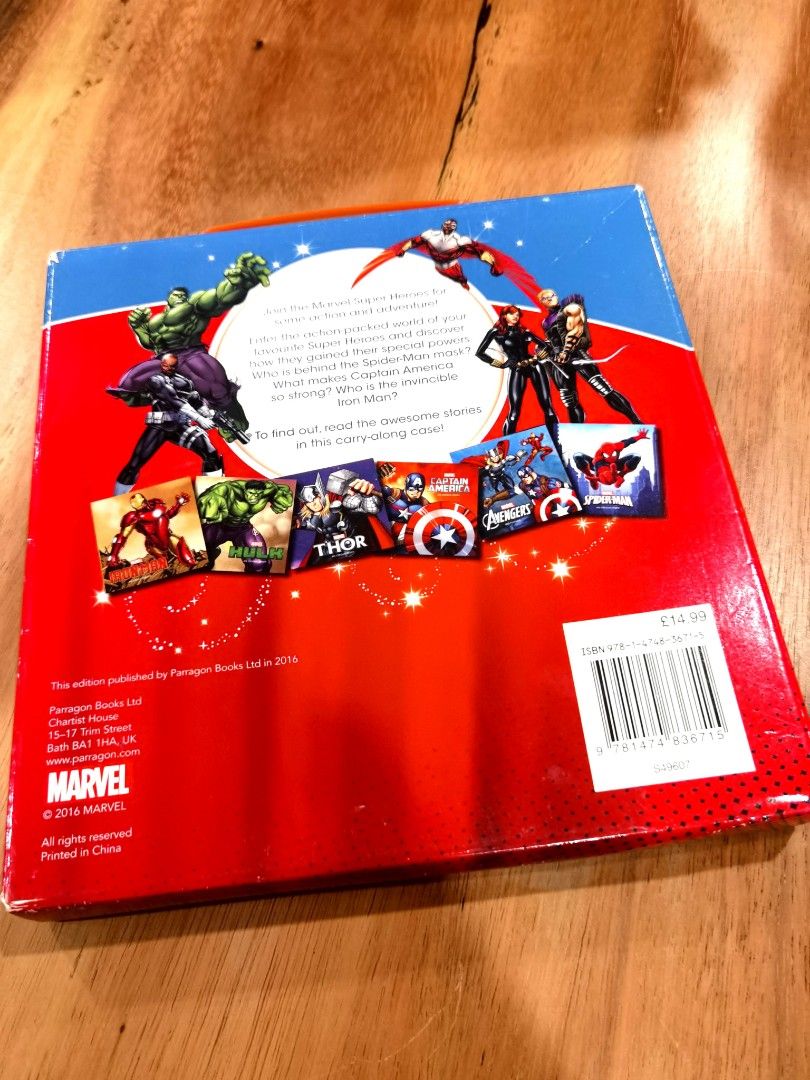 Marvel Super Hero Stories 6 Books Set Hulk Ironman Captain America ...