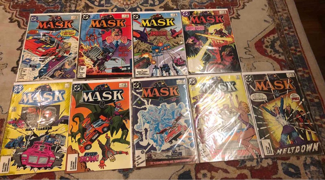 Mask comics 1-9 complete set kenner vehicle toy on Carousell