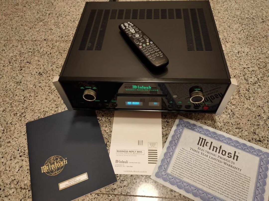McIntosh MCD301 SACD / CD PLAYER, Audio, Other Audio Equipment on Carousell