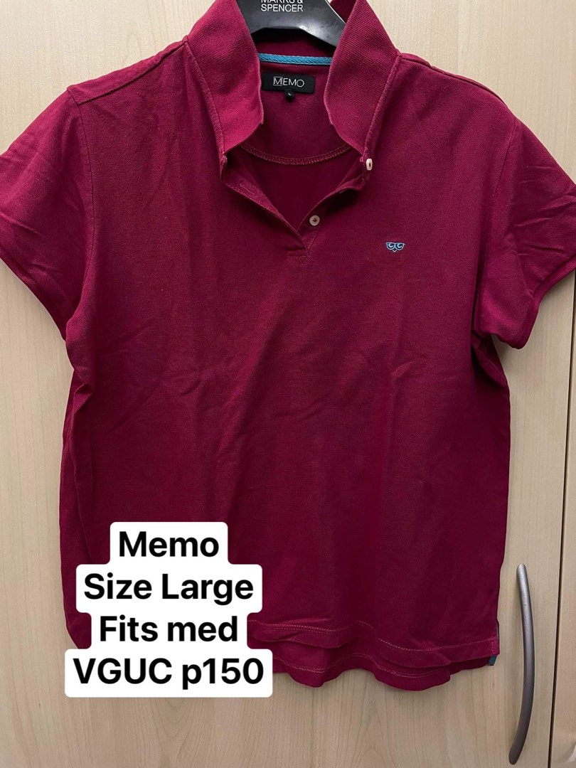 Memo polo shirt on Carousell