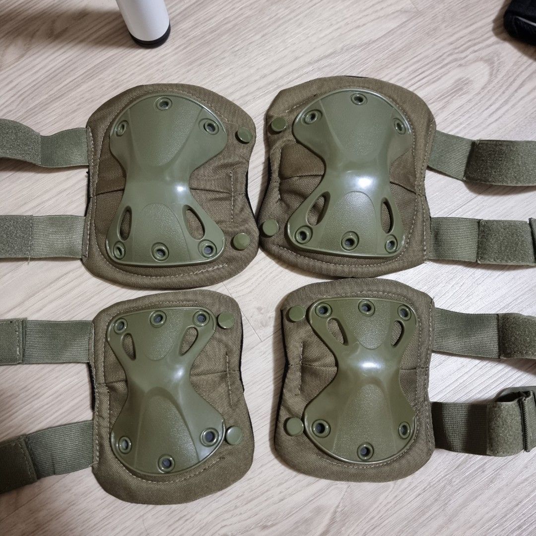 Military Elbow Guard and Knee Guard for Army SAF, Sports Equipment ...