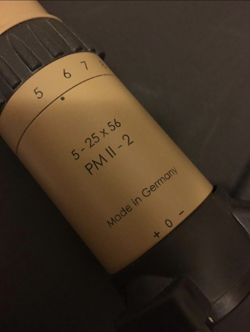 (Mint) Schmidt & Bender 5-25x56 PM2 RAL8000 CCW S&B Sniper Scope , 興趣及 ...