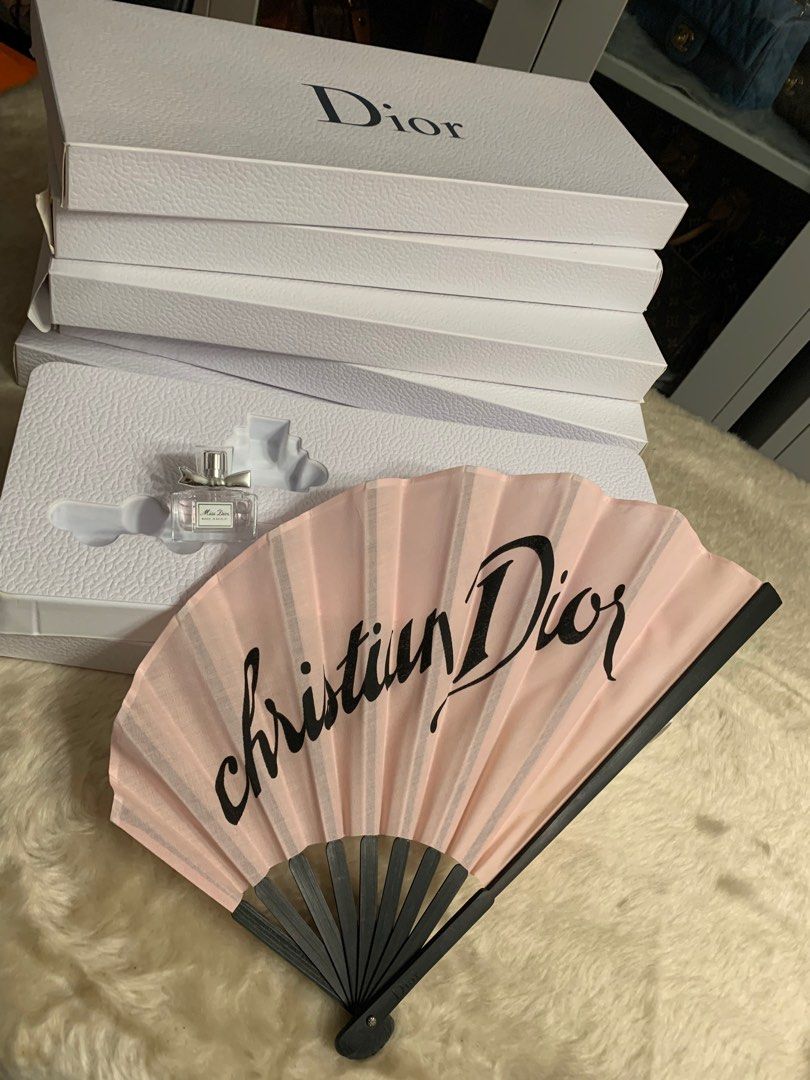 Miss dior fan and perfume, Beauty & Personal Care, Fragrance ...