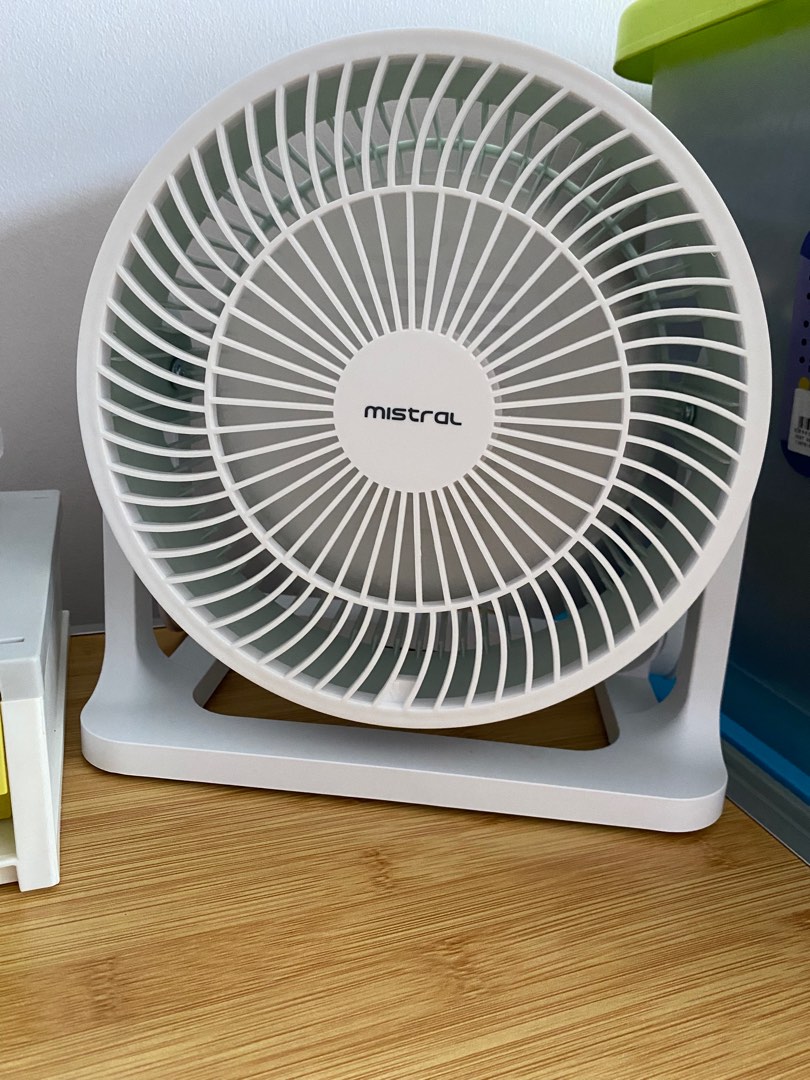 Mistral 6 Inch Desk Fan, Furniture & Home Living, Lighting & Fans, Fans ...