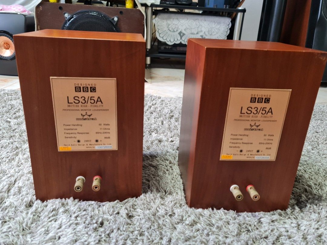 Mistral BBC Ls3/5a 11 Ohm bookshelf speaker, Audio, Soundbars, Speakers ...