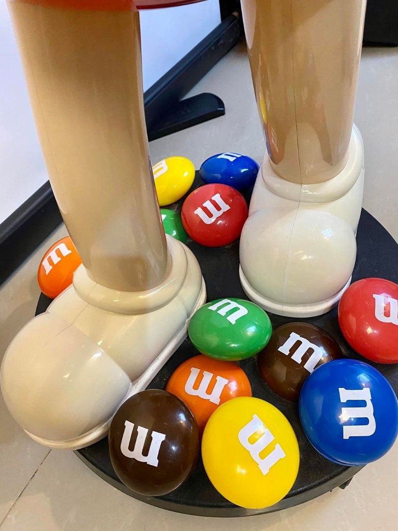 M&M Candy Life Size Store Display Red Character w/ Storage Tray 40 ...