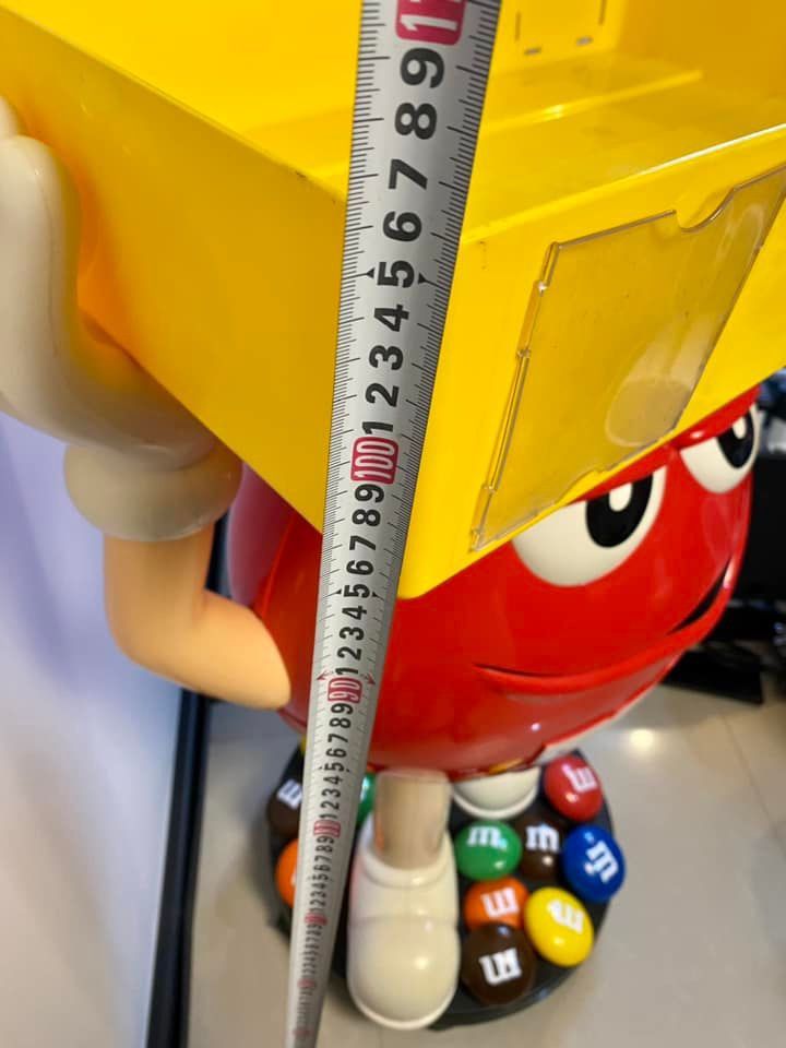 M&M Candy Life Size Store Display Red Character w/ Storage Tray 40 ...