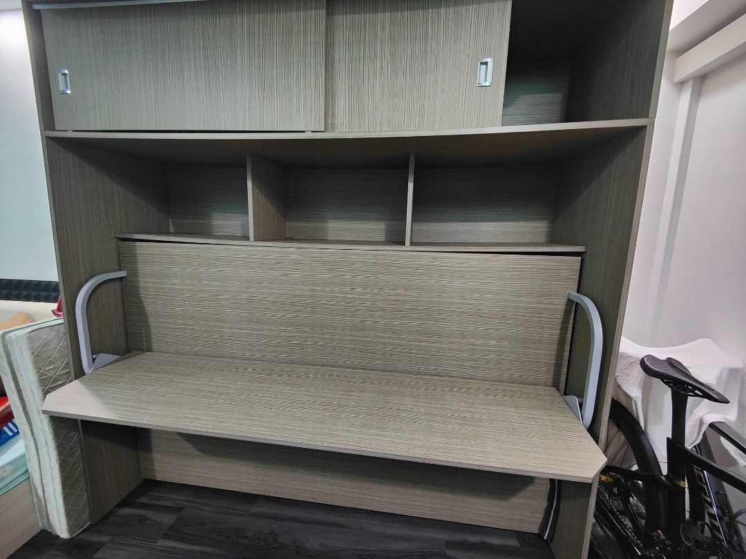 Modern Bed Convertible Study Table, Furniture & Home Living, Furniture ...