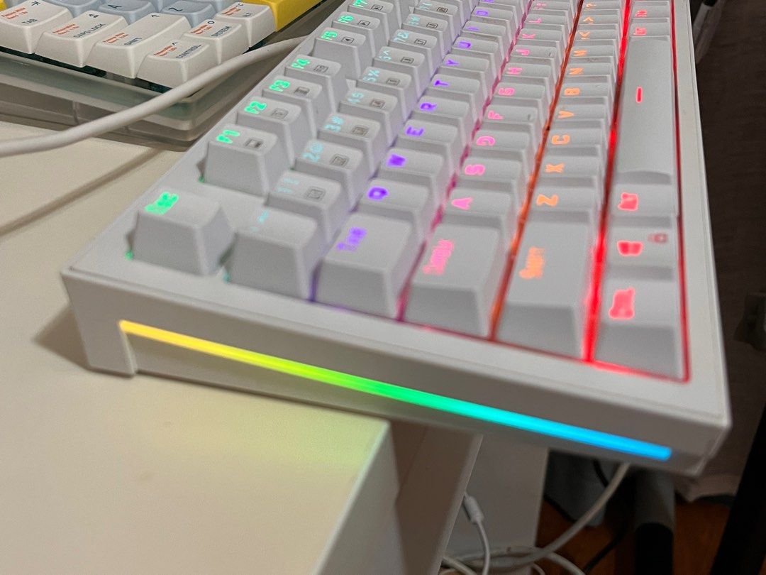 MSI mechanical gaming game keyboard white vigor gk50z with RGB ...