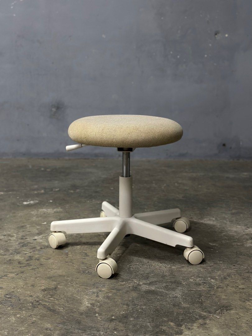 MUJI swivel work stool, Furniture & Home Living, Furniture, Chairs on ...