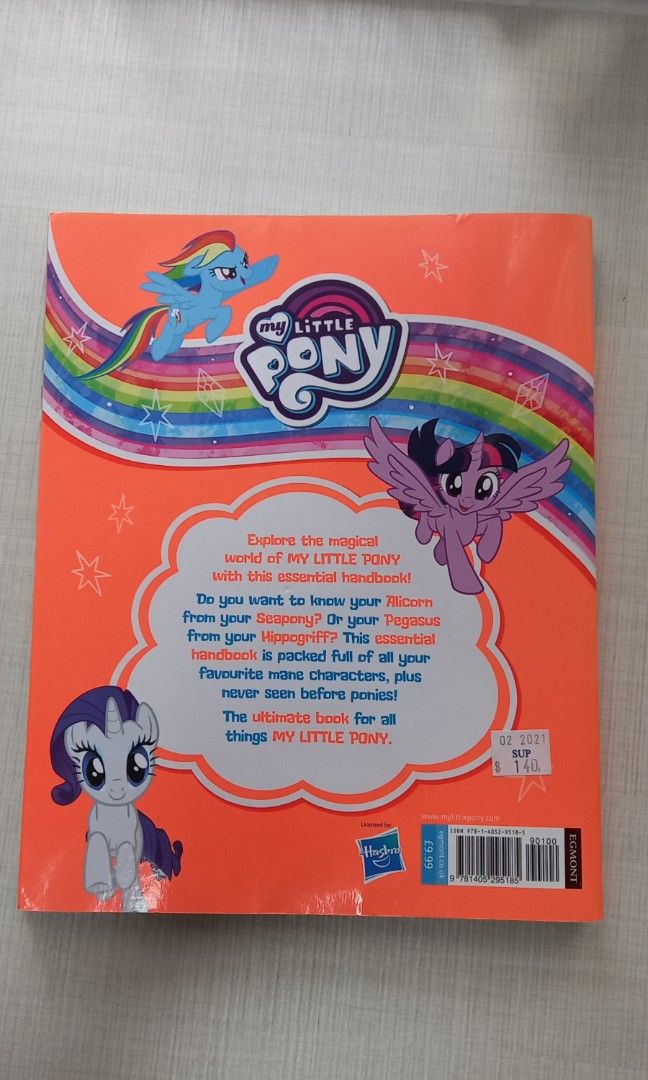 My Little Pony Essential Handbook & 5-Minute Stories, 興趣及遊戲, 書本 & 文具 ...
