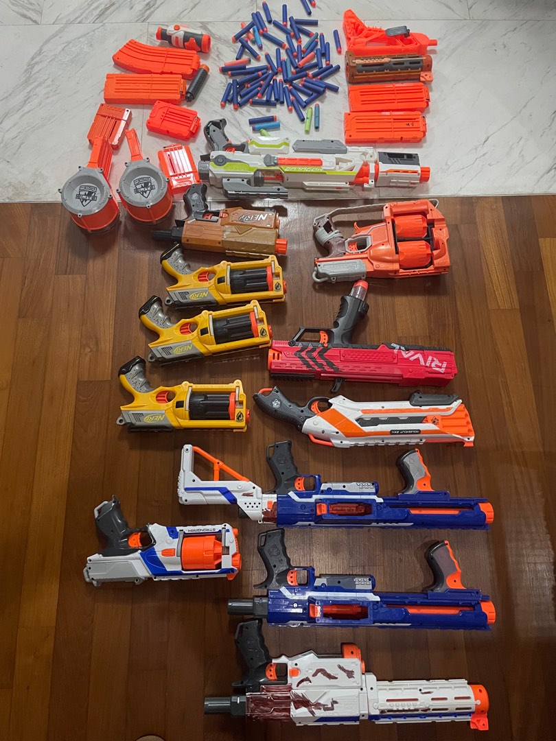 NERF Gun Collection, Hobbies & Toys, Toys & Games on Carousell