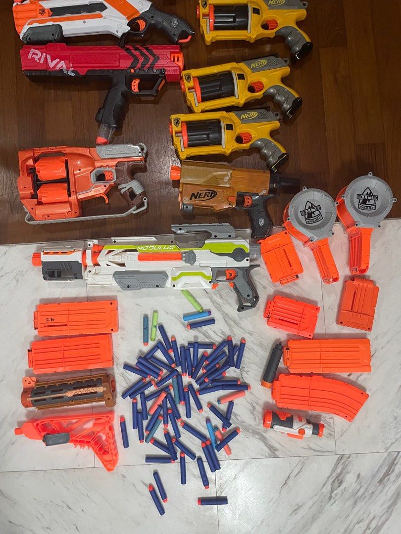 NERF Gun Collection, Hobbies & Toys, Toys & Games on Carousell