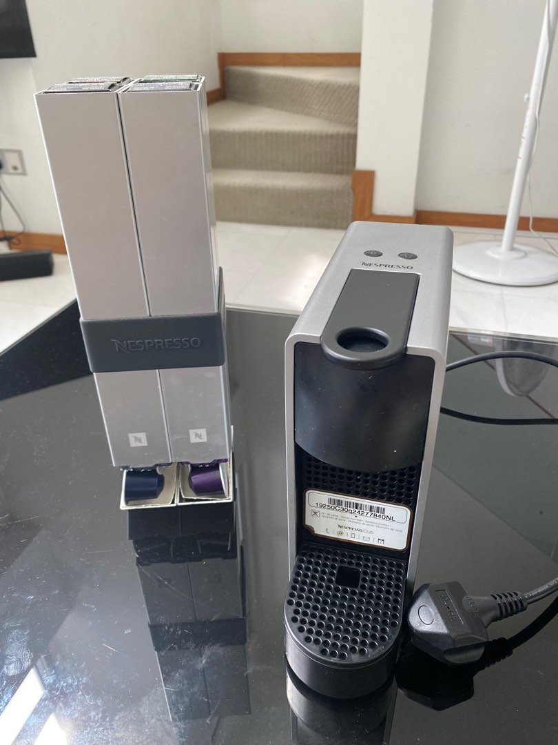 Nespresso Essenza Mini (limited edition + silver) with capsule ...