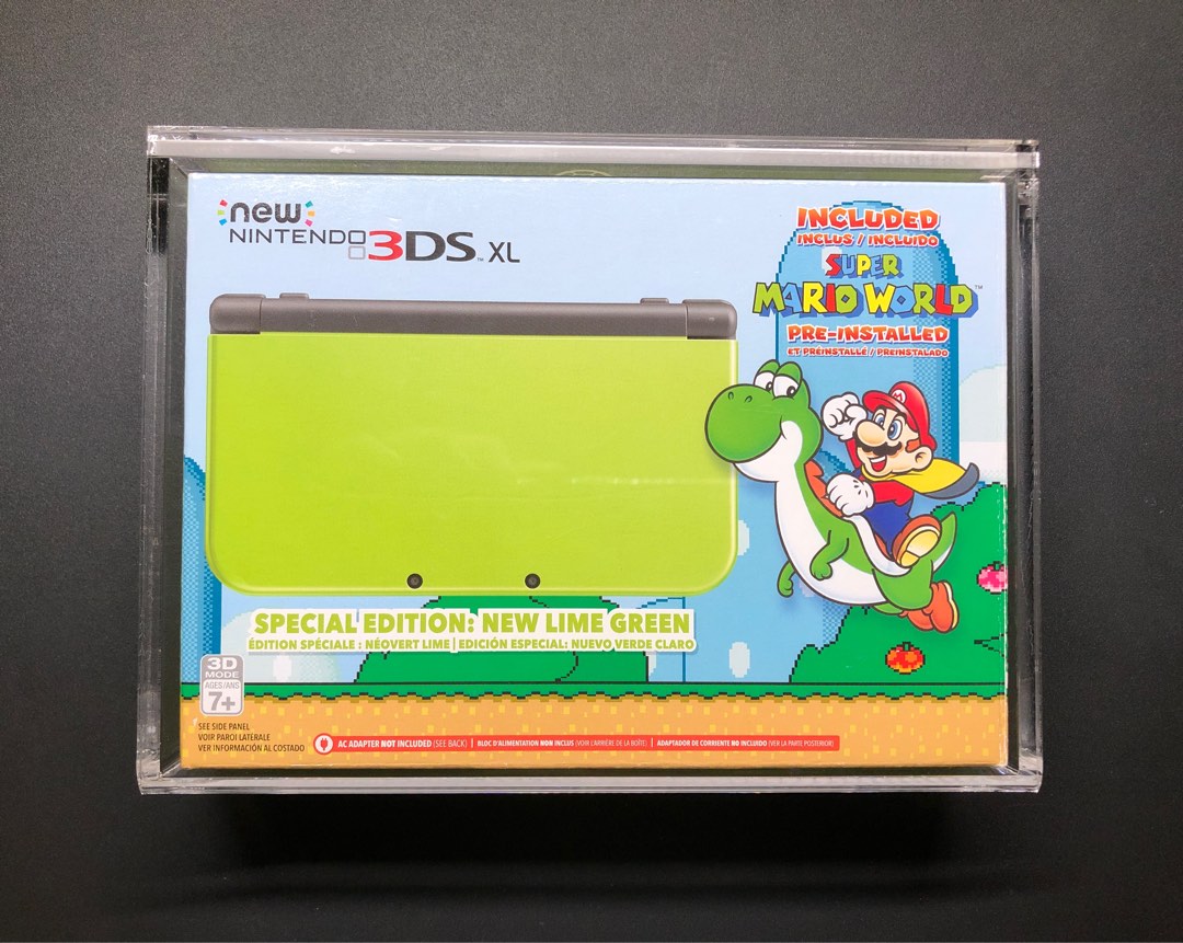 DUAL IPS Screen (top and bottom) | New Nintendo 3DS XL Lime Green ...