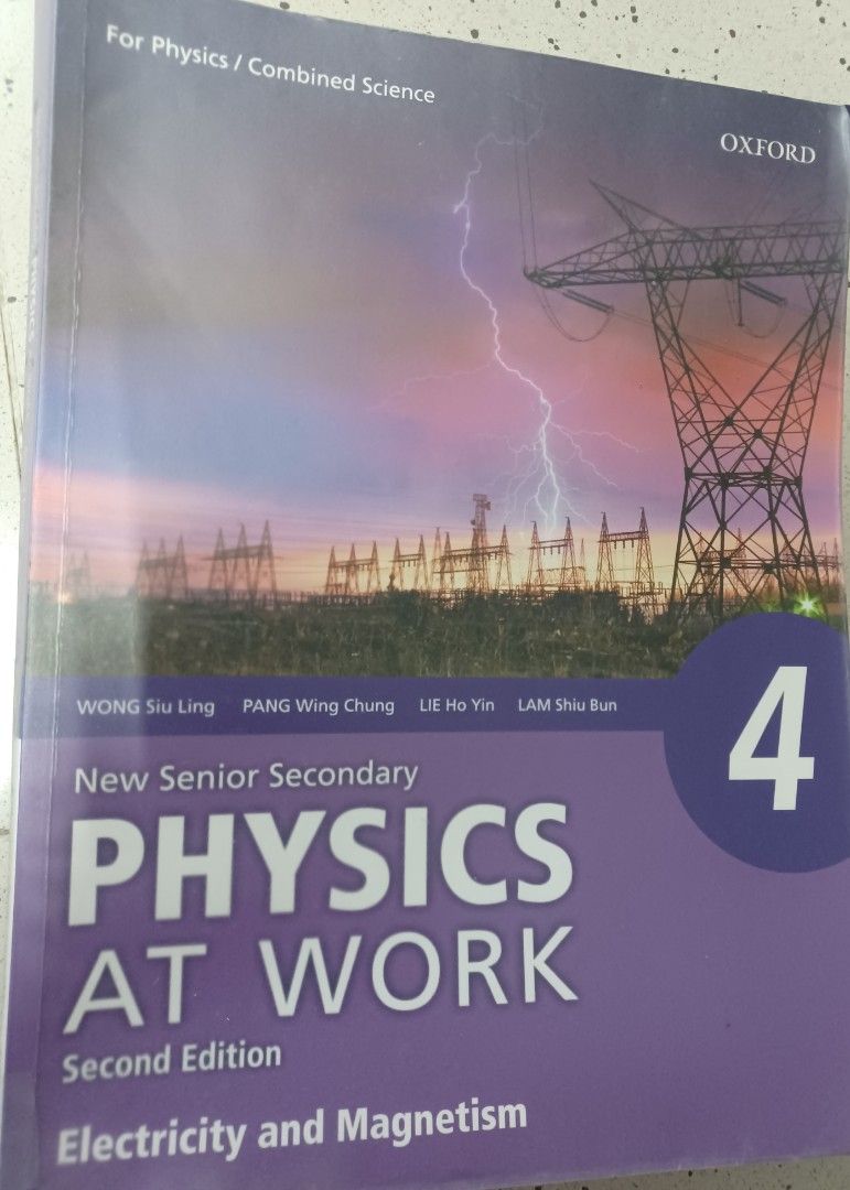New Senior Secondary PHYSICS AT WORK, 興趣及遊戲, 書本 & 文具, 教科書 - Carousell