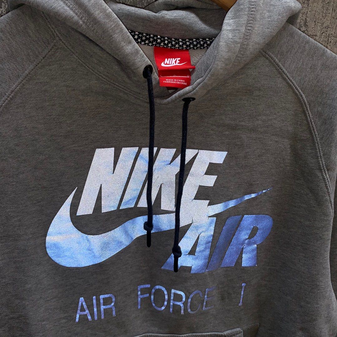 Nike Reflective Air Force 1, Women's Fashion, Coats, Jackets and ...