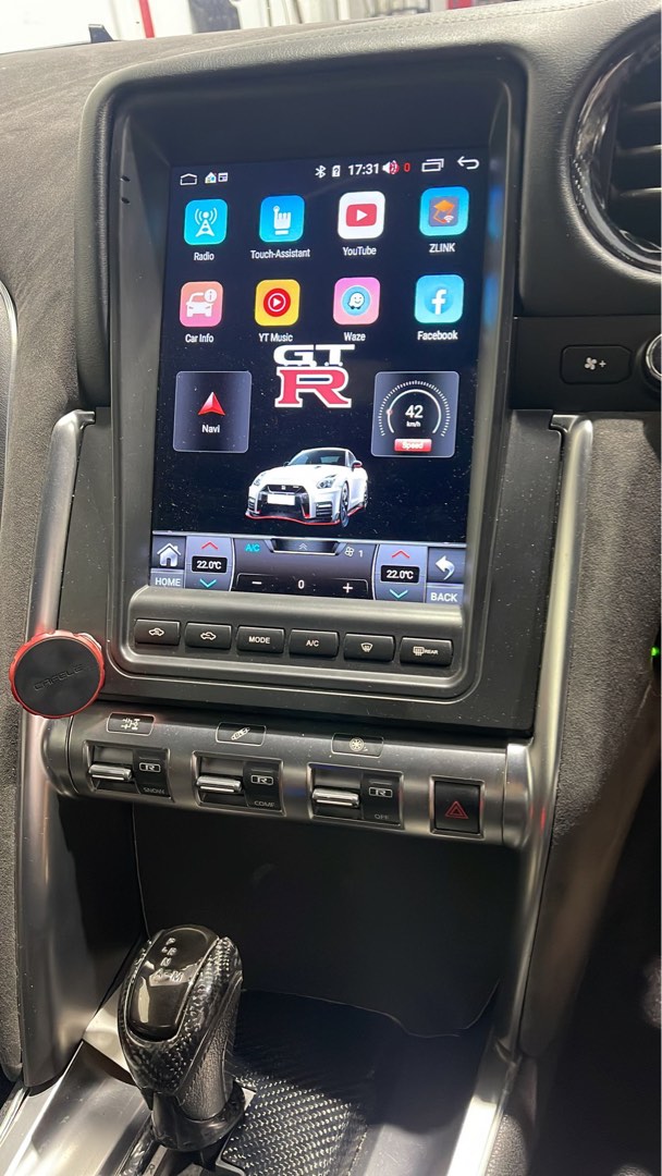 Nissan gtr r35 android player tesla screen, Car Accessories ...