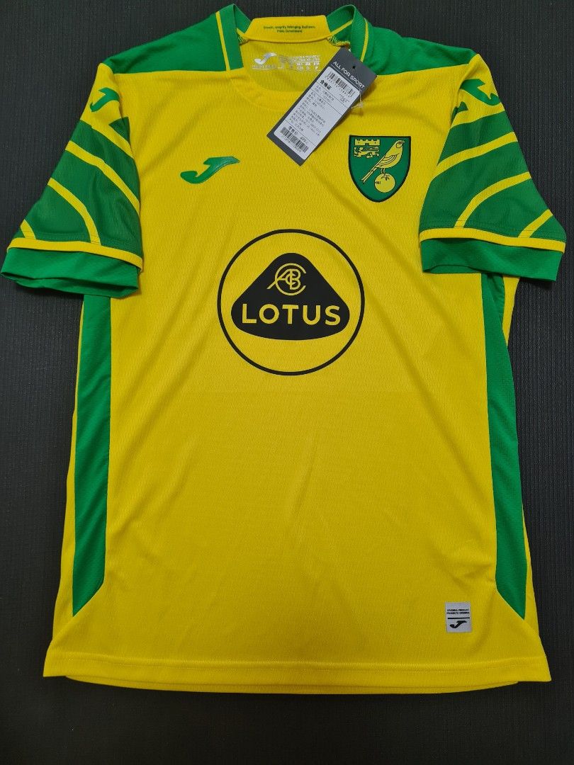 NORWICH CITY 2021/22 AUTHENTIC HOME JERSEY, Men's Fashion, Activewear ...
