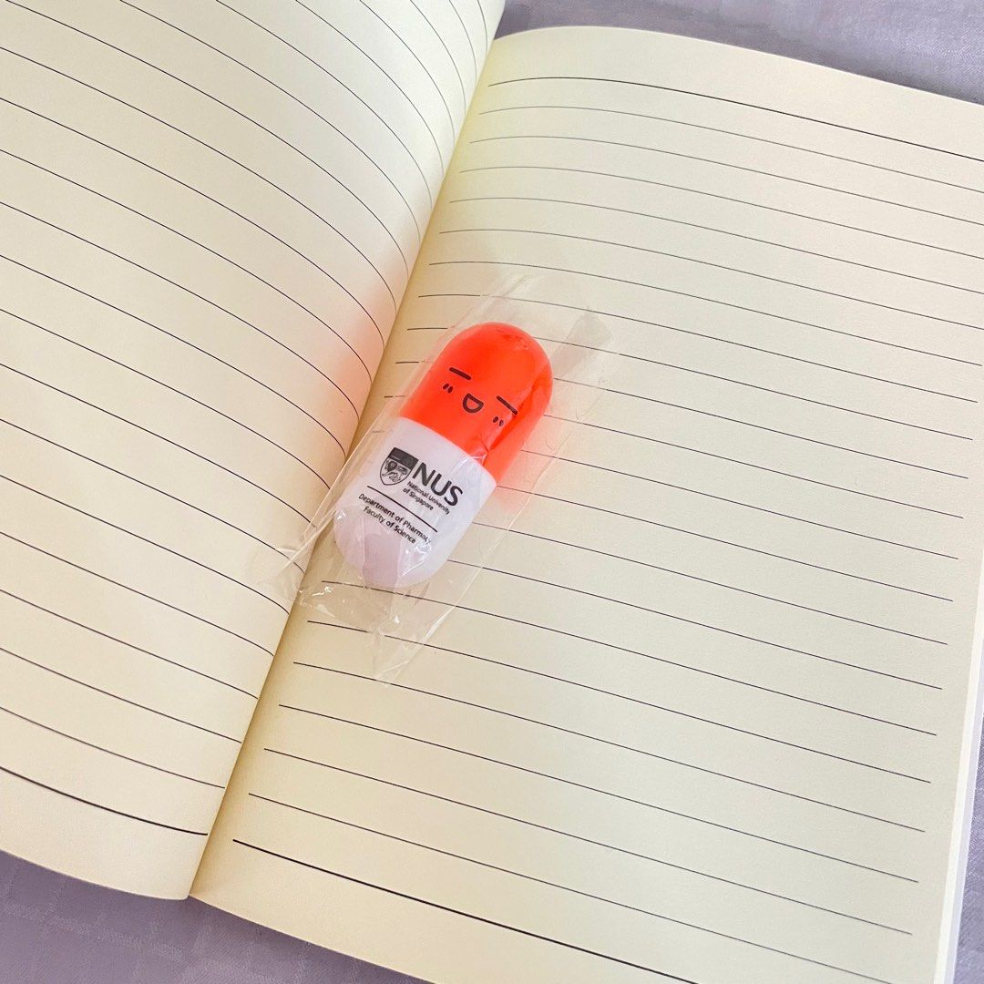 NUS Pharmacy goodie bag| mini tote bag, notebook, capsule pen, landyard ...