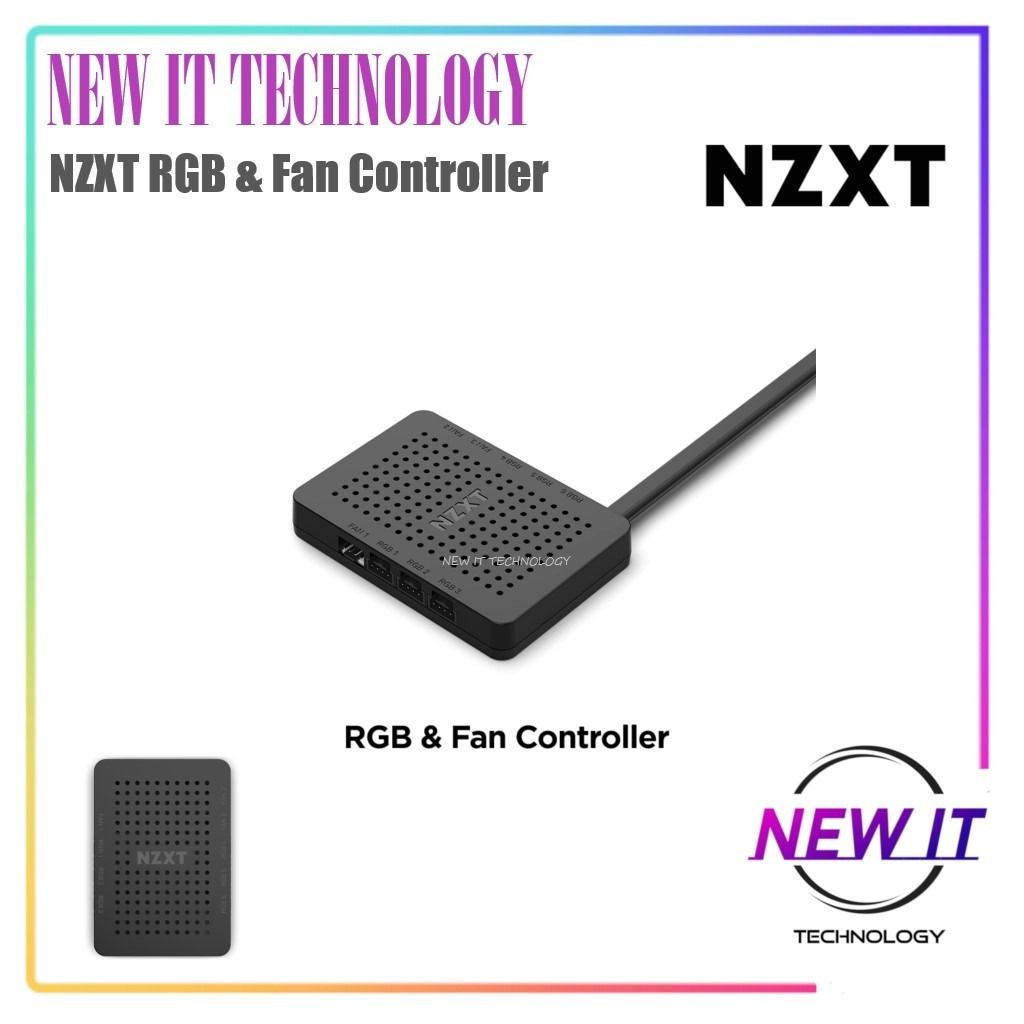 NZXT RGB & Fan Controller - RGB Lighting Channels - 3 Fan Channels ...