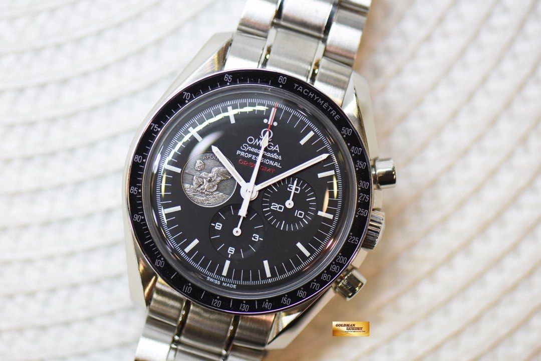 OMEGA SPEEDMASTER MOONWATCH APOLLO 11 40TH ANNIVERSARY MOON LANDING ...