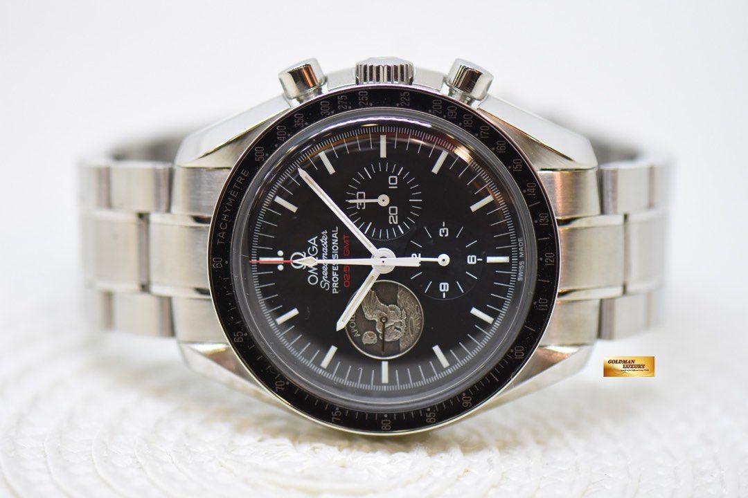 OMEGA SPEEDMASTER MOONWATCH APOLLO 11 40TH ANNIVERSARY MOON LANDING ...