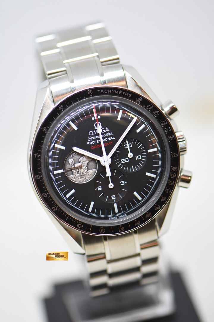 OMEGA SPEEDMASTER MOONWATCH APOLLO 11 40TH ANNIVERSARY MOON LANDING ...