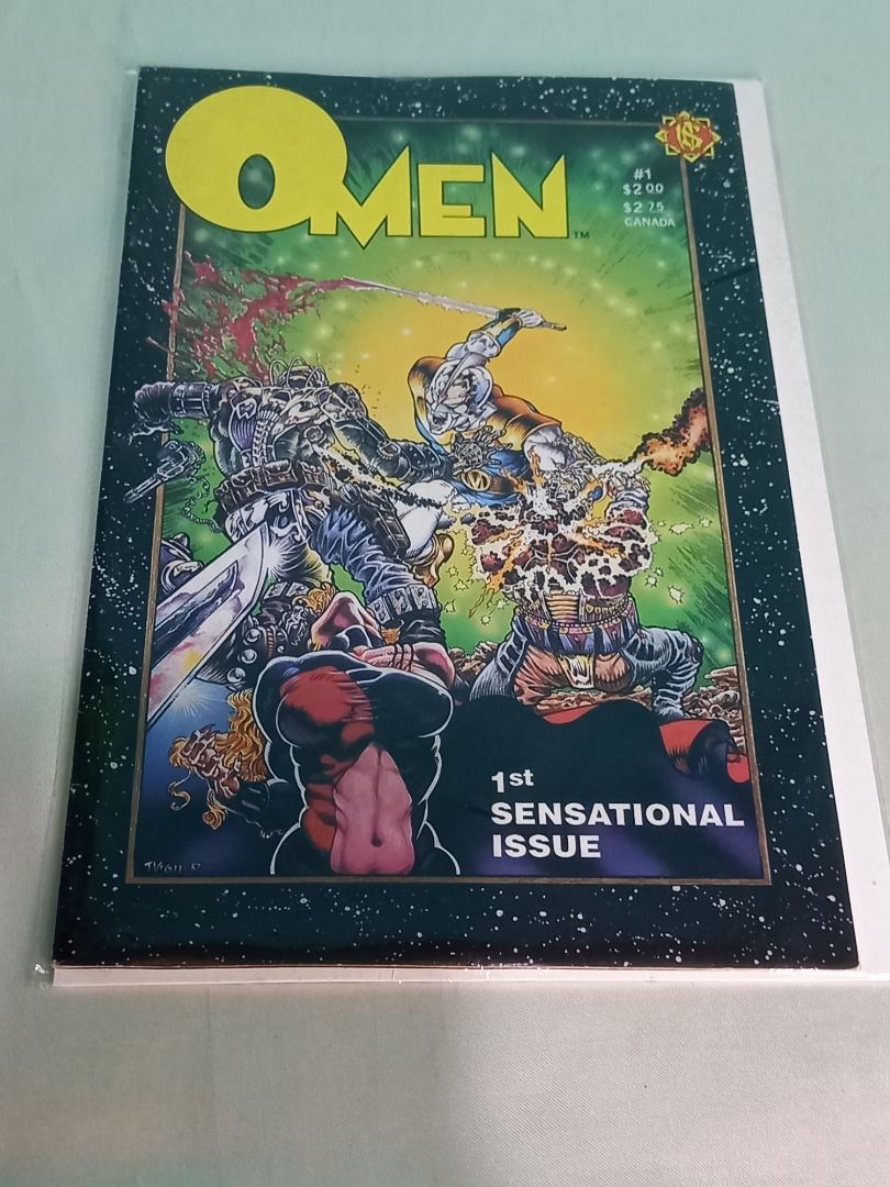 Omen Vol.1 #1 David Quinn 1989, Hobbies & Toys, Books & Magazines ...