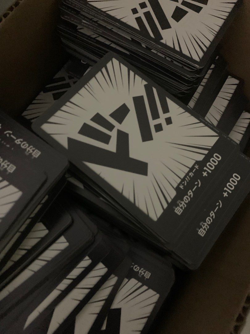 One piece Don cards x100 card game tcg, Hobbies & Toys, Toys & Games on ...