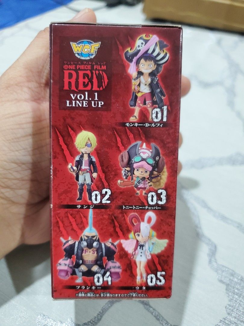 ONE PIECE WCF World Collectable Figure FILM RED 05 UTA Gold Sticker, Hobbies & Toys, Toys ...