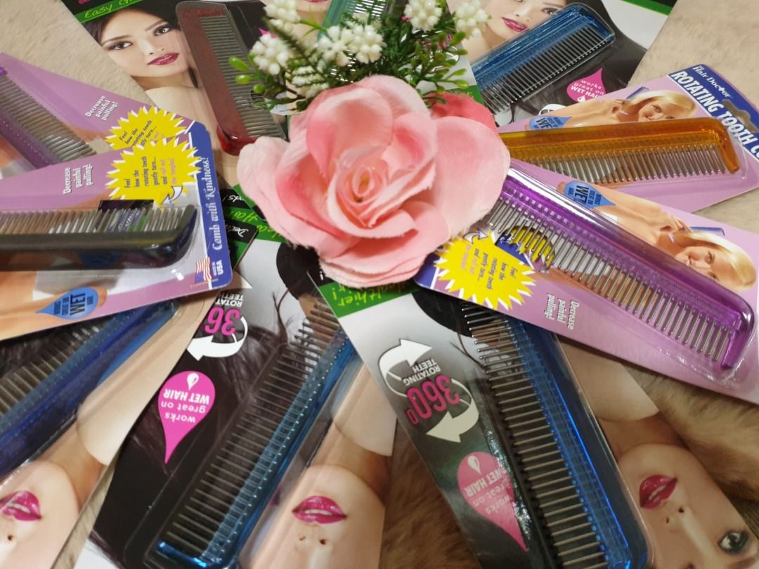 Original Fabulous 5" Hair Doctor Comb - Golden Amber, Beauty & Personal ...