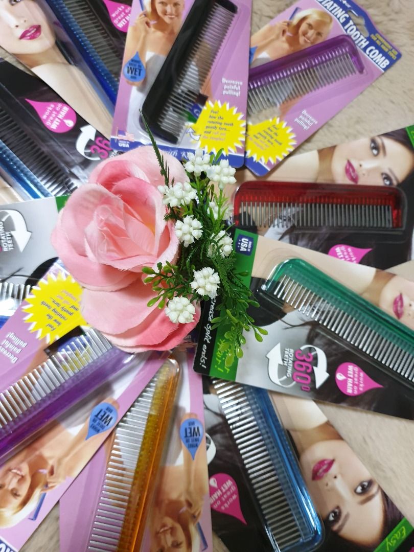 Original Fabulous 5" Hair Doctor Comb - Golden Amber, Beauty & Personal ...