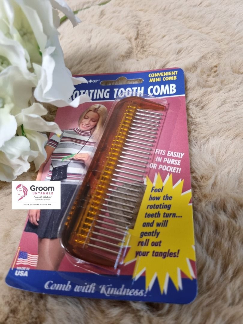 Original Fabulous 5" Hair Doctor Comb - Golden Amber, Beauty & Personal ...