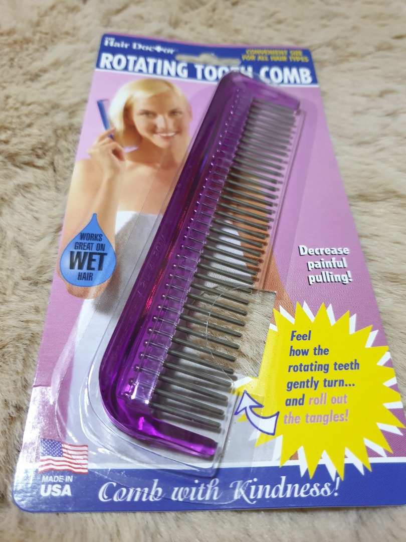 Original Fabulous 5" Hair Doctor Comb - Royal Purple, Beauty & Personal ...