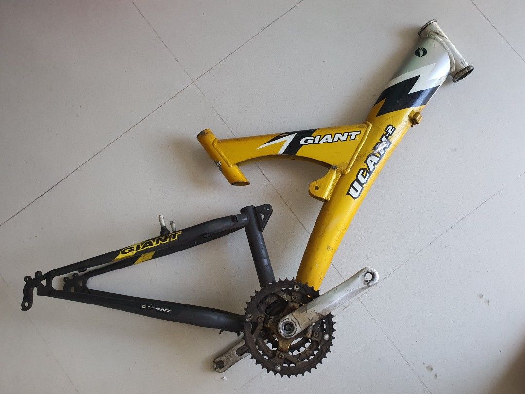 ORIGINAL GIANT FRAME TO FIXED WITH BACK SUSPENSION ., Sports Equipment ...
