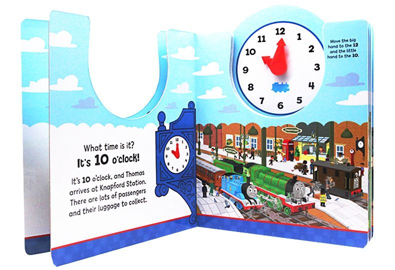 Original Thomas and Friends My First Clock Book, Hobbies & Toys, Books ...