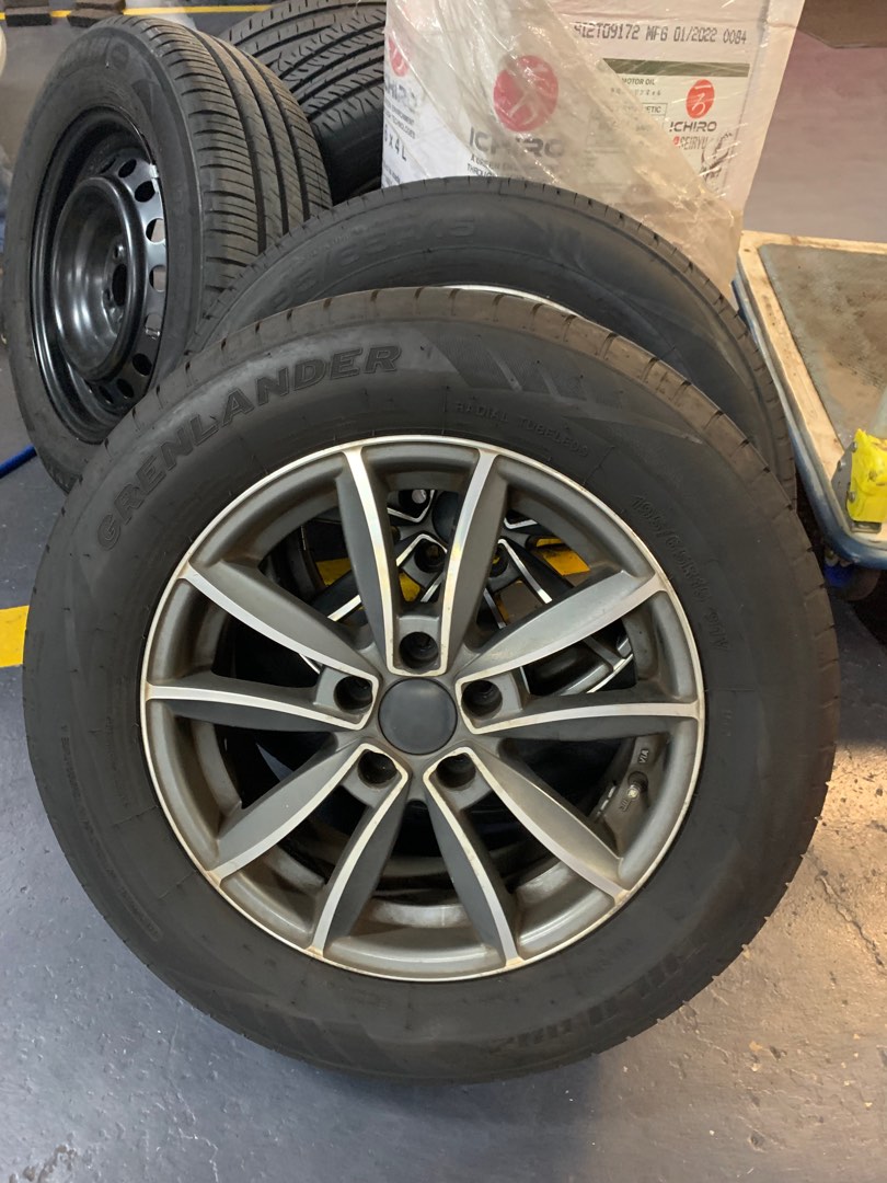 Original Toyota 15 inch rims, 5x100, Car Accessories, Tyres & Rims on ...