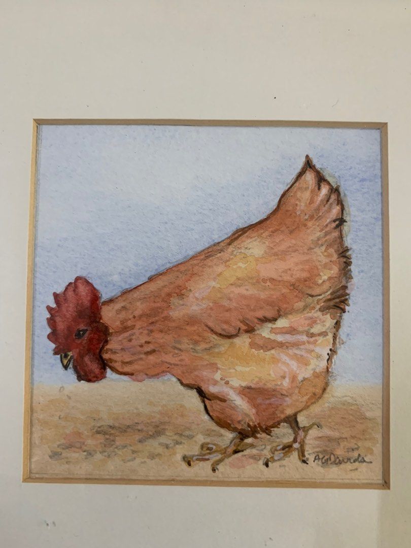 Original watercolor Painting by Canadian Artist Alison Davidson framed ...