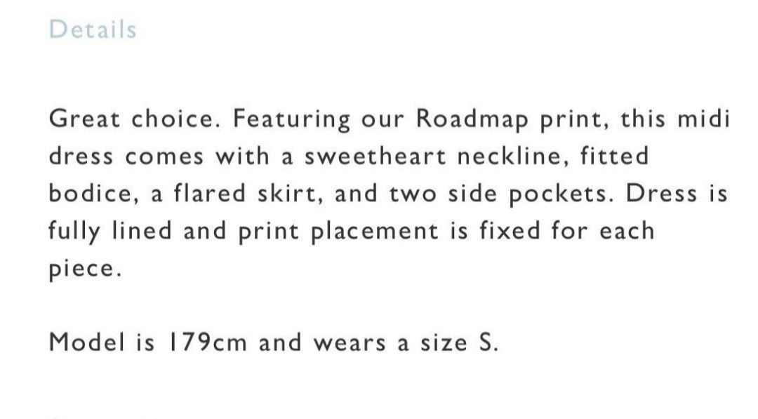 OSN road map midi dreas, Women's Fashion, Dresses & Sets, Dresses on ...